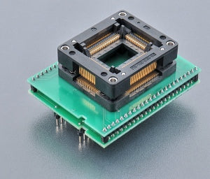 DIL48/QFP100 ZIF MB90F-5 - Device specific adapter for Fujitsu MB90F591 in QFP100 – Dataman