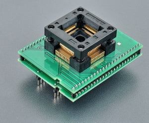 DIL48/QFP100 ZIF PLD-22 - Device specific adapter for FPGA / CPLD Lattice MachXO2 in TQFP100 ...