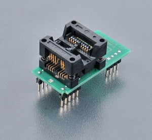 DIL8/SOIC8 ZIF MB95-1 - Device specific adapter for Fujitsu MB95210/270 devices in SOP8 package ...