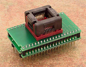 DIL40/PLCC28 ZIF AWM-1 - Device specific adapter for Atmel AT89C5115 / T89C51CC02 in PLCC28 ...