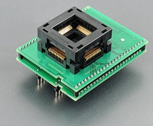 DIL48/LQFP100 ZIF Kinetis-2 - Device specific adapter for Freescale Kinetis devices in LQFP100 ...