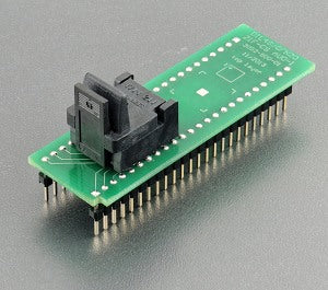 DIL48/QFN20 ZIF-CS AUO-1 - Device specific adapter for AUO AUO-L102.16 / TI TPS61177 in QFN20 ...