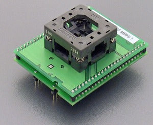 DIL48/QFN32 ZIF MB95-1 - Device specific adapter for Fujitsu MB95260/560 series in QFN32 – Dataman