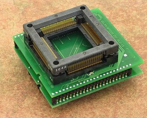 DIL48/QFP208 ZIF PLD-15 - Device specific adapter for PLD devices Actel ProASICplus in PQFP208 ...