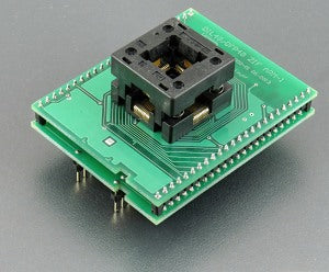 DIL48/QFP48 ZIF ARM-1 - Device specific adapter for Atmel ATSAM3Sxxx ARM Cortex-M3 in QFP48 ...