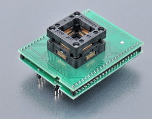 DIL48/QFP64 ZIF ARM-3 - Device specific adapter for Atmel ATSAM4Sxxx ARM Cortex-M4 in QFP64 ...