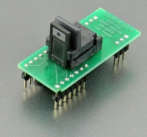 DIL10/QFN10-2 ZIF-CS - Universal adapter for devices in QFN10 / VSON10 ...