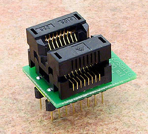 DIL16/SOIC16-1 ZIF 170mil - Universal adapter for 170mil SOIC devices ...