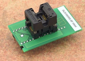DIL20/SSOP20 ZIF 155mil - Universal adapter for SSOP devices up to 20 ...