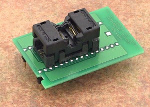 DIL20/TSSOP20 ZIF MB95-1 - Device specific adapter for Fujitsu F2MC-8FX ...