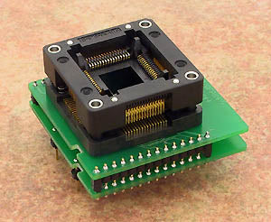 DIL28/QFP64 ZIF H8/3644 - Device specific adapter for Renesas HD6473644 ...