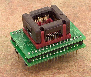 DIL32/PLCC32 ZIF - Universal adapter for devices in PLCC32 / LCC32 ...