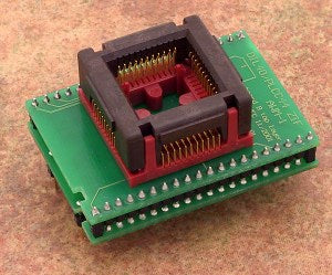 DIL40/PLCC44 ZIF AWM-1 - Device specific adapter for Atmel T89C51AC2 ...