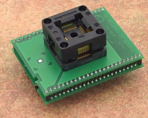 DIL48/LQFP52 ZIF QzROM-1 - Device specific adapter for Renesas ...