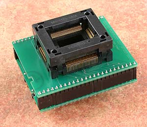 DIL48/PQFP100 ZIF ST92Fxxx - Device specific adapter for ST92 family in ...