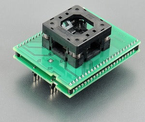 DIL48/QFN40 ZIF CC-1 - Device specific adapter for TI / Chipcon CC25xx ...