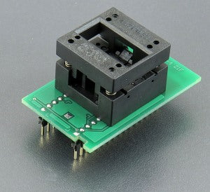 DIL8/QFN8-4 ZIF - Universal adapter for devices in QFN8 / DFN8 / TDFN8 ...