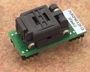 DIL8/QFN8-5 ZIF-CS SFlash-2 - Device specific adapter for SFlash-2 CASON8 devices up to 8-pins ...